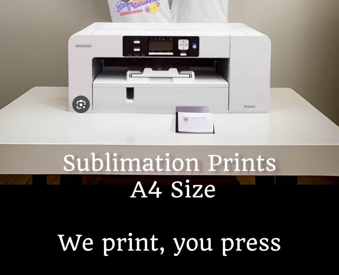 Sublimation Transfers Prints A4 Size Quality Papers and Hiippoo Inks ...
