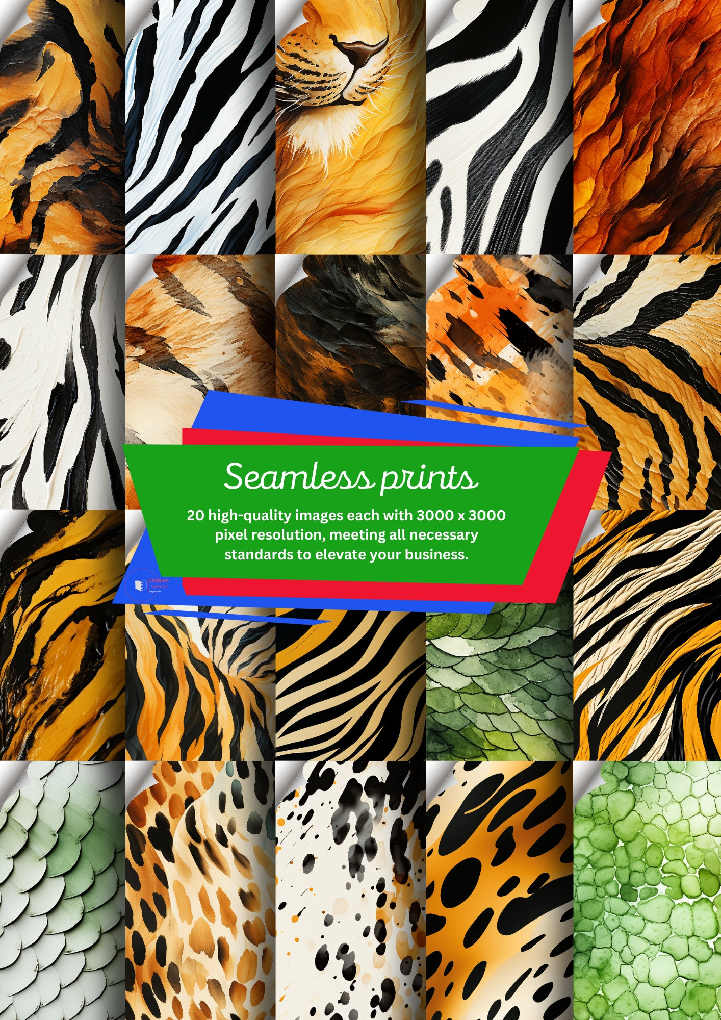 Mesmerizing Animal Skin Seamless Pattern Digital Download - Etsy