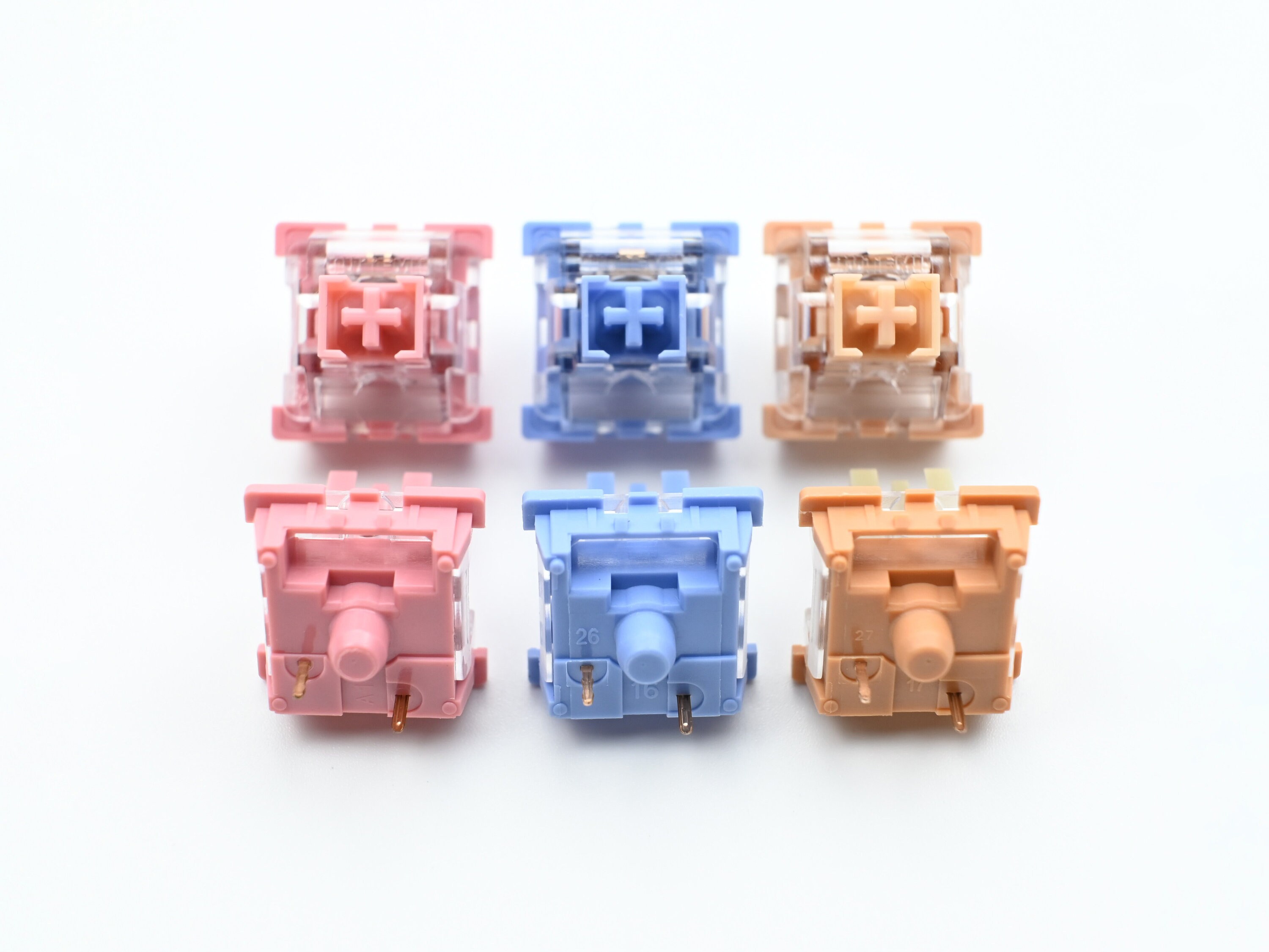 Lubed Milk Tea 45g Tactile Outemu Switches for Custom Keyboard - Etsy