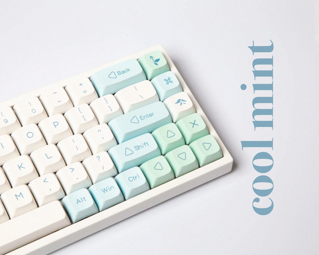 Cool Mint Keycap Set, Customise Your Mechanical Keyboard, Minimal XDA ...