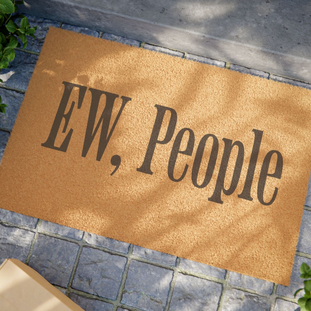 Ew, People Tufted Doormat, Funny Rugs, Funny Doormat, Funny Home Decor ...