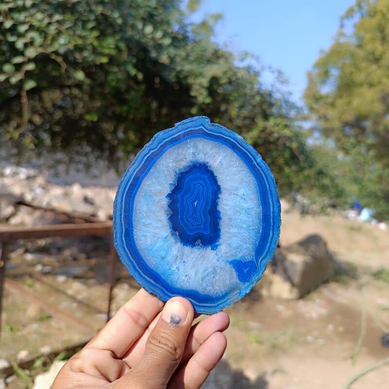 Agate Slice Coasters - Etsy