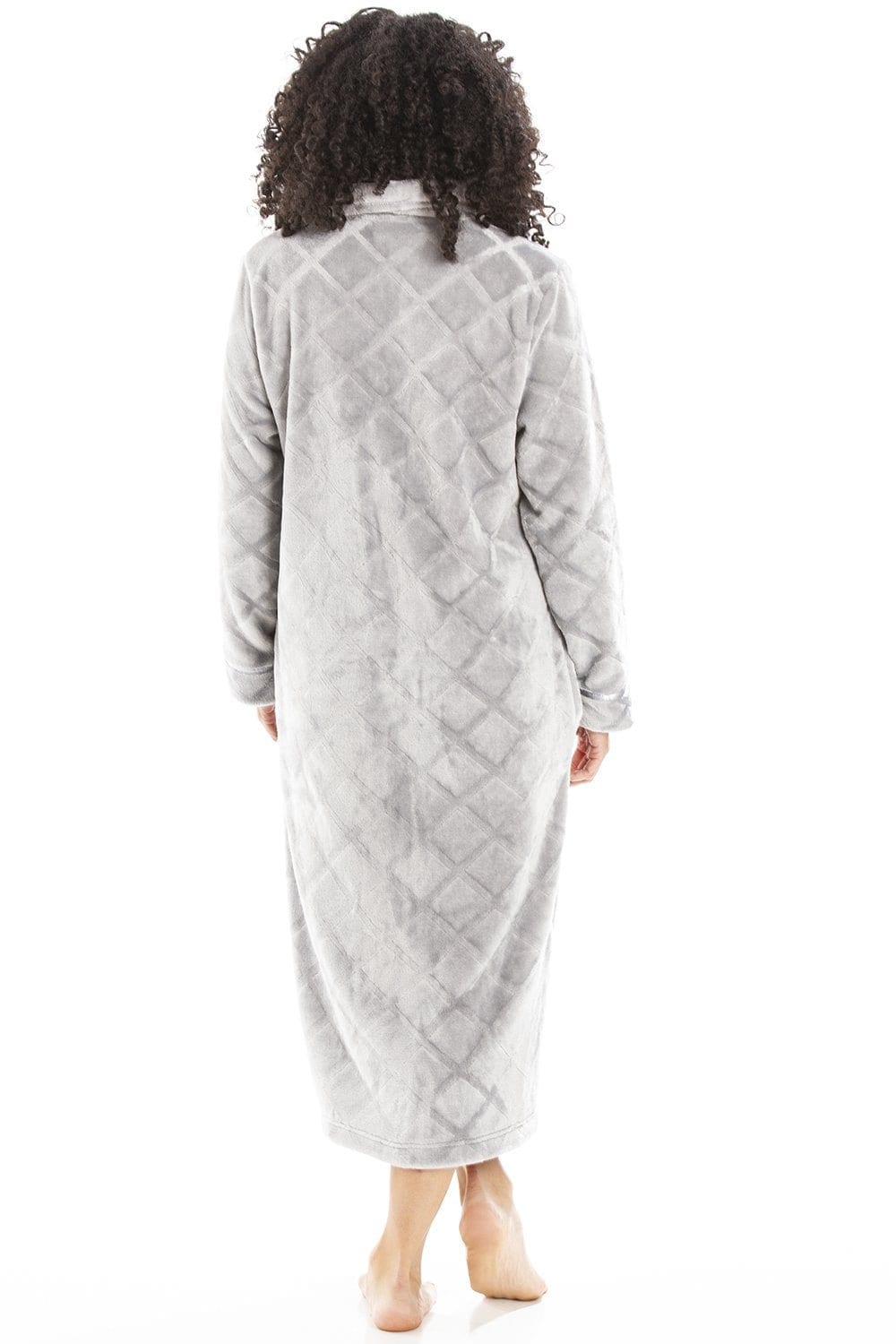 Womens Classic Full Length Zip Through Housecoat With Inseam Pockets - Etsy