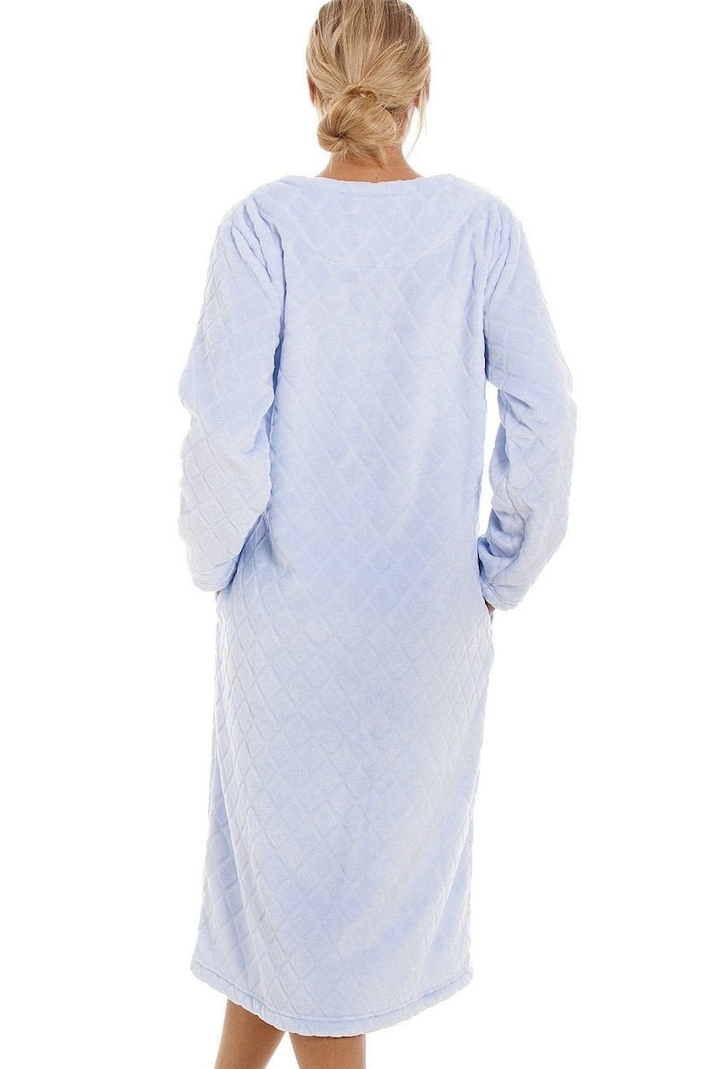 Womens Supersoft Zip up Diamond Print Housecoat - Etsy