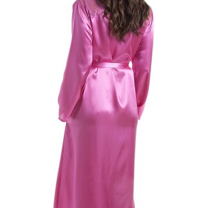 Womens Luxury Satin Dressing Gown - Etsy