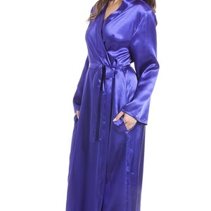 Womens Luxury Satin Dressing Gown - Etsy