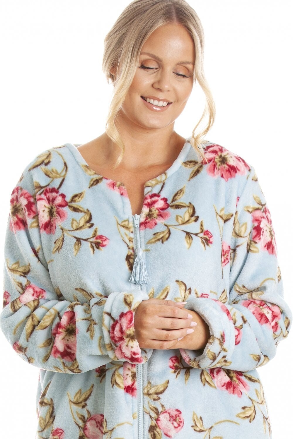 Womens Floral Katie Zip Robes - Etsy