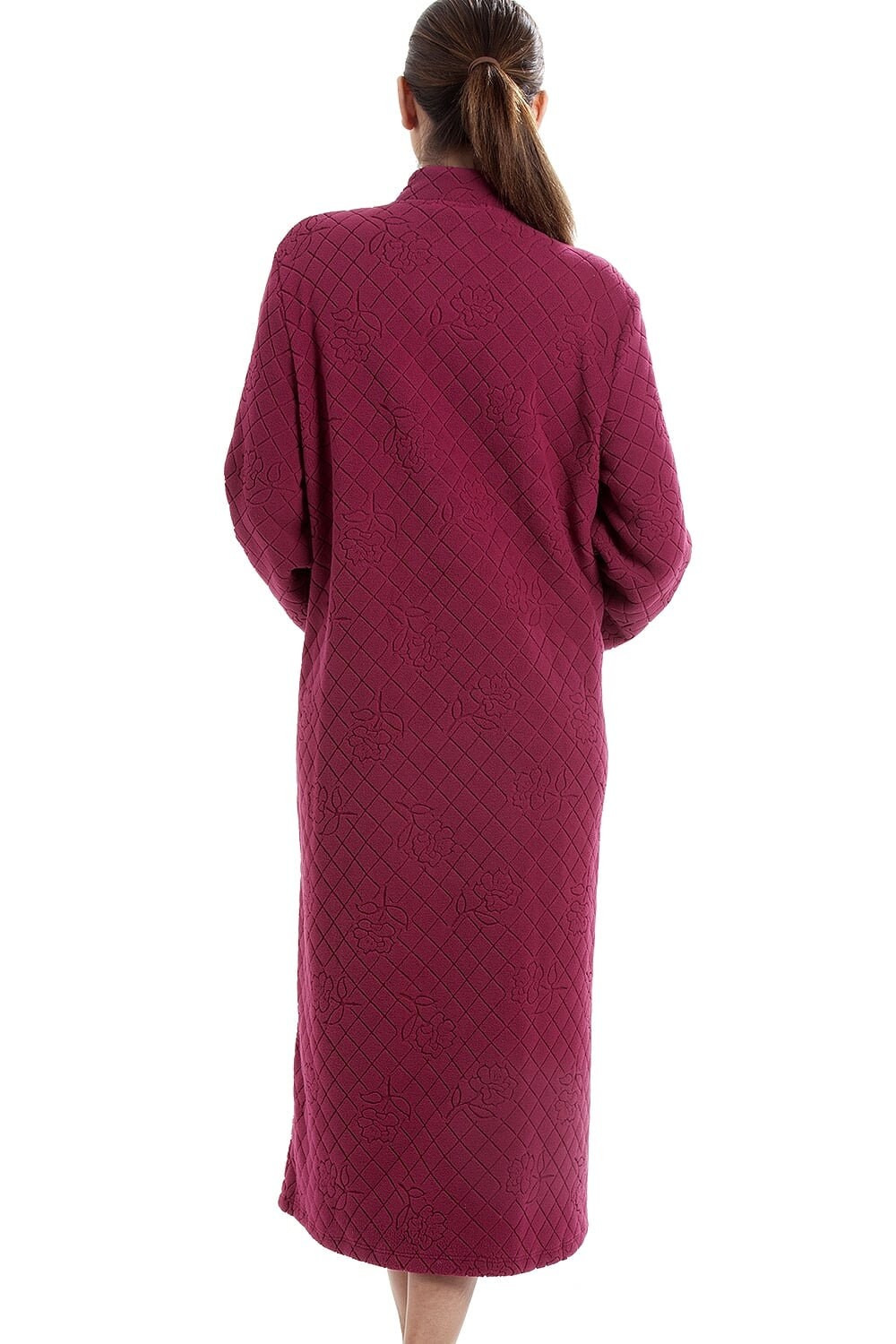 Womens Soft Fleece Floral Button up Housecoat - Etsy