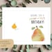 Wishing You a Pear-fect Birthday Card, Printable Pun Birthday Card ...