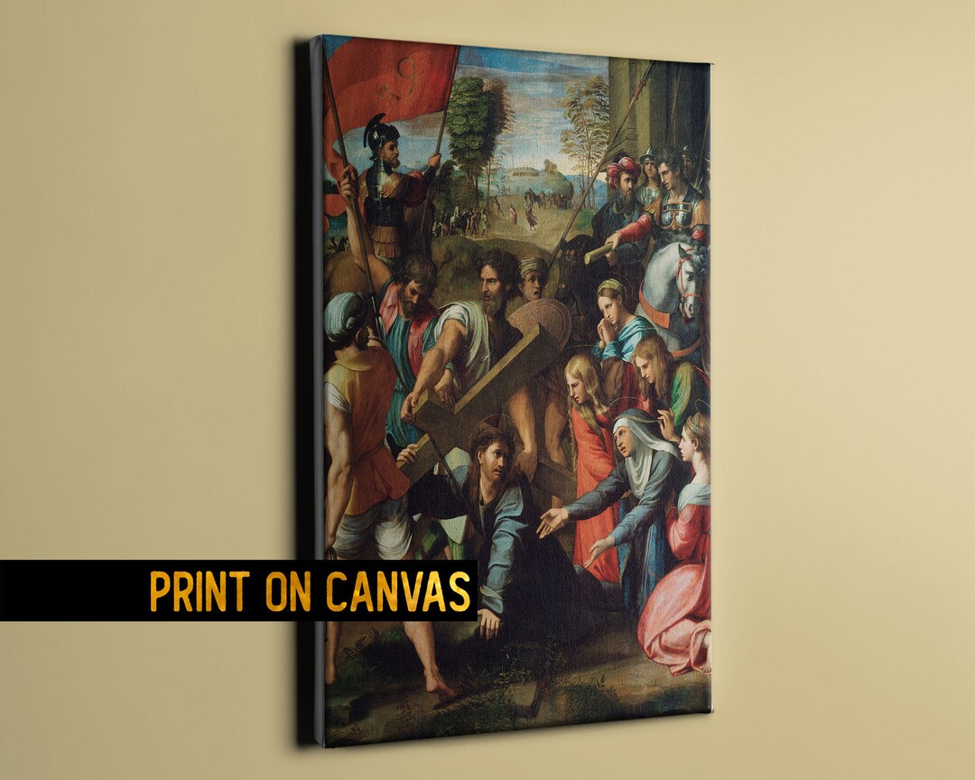 Christ Falling on the Way to Calvary by Raphael Canvas Print | Fine Art Reproduction | Classic ...