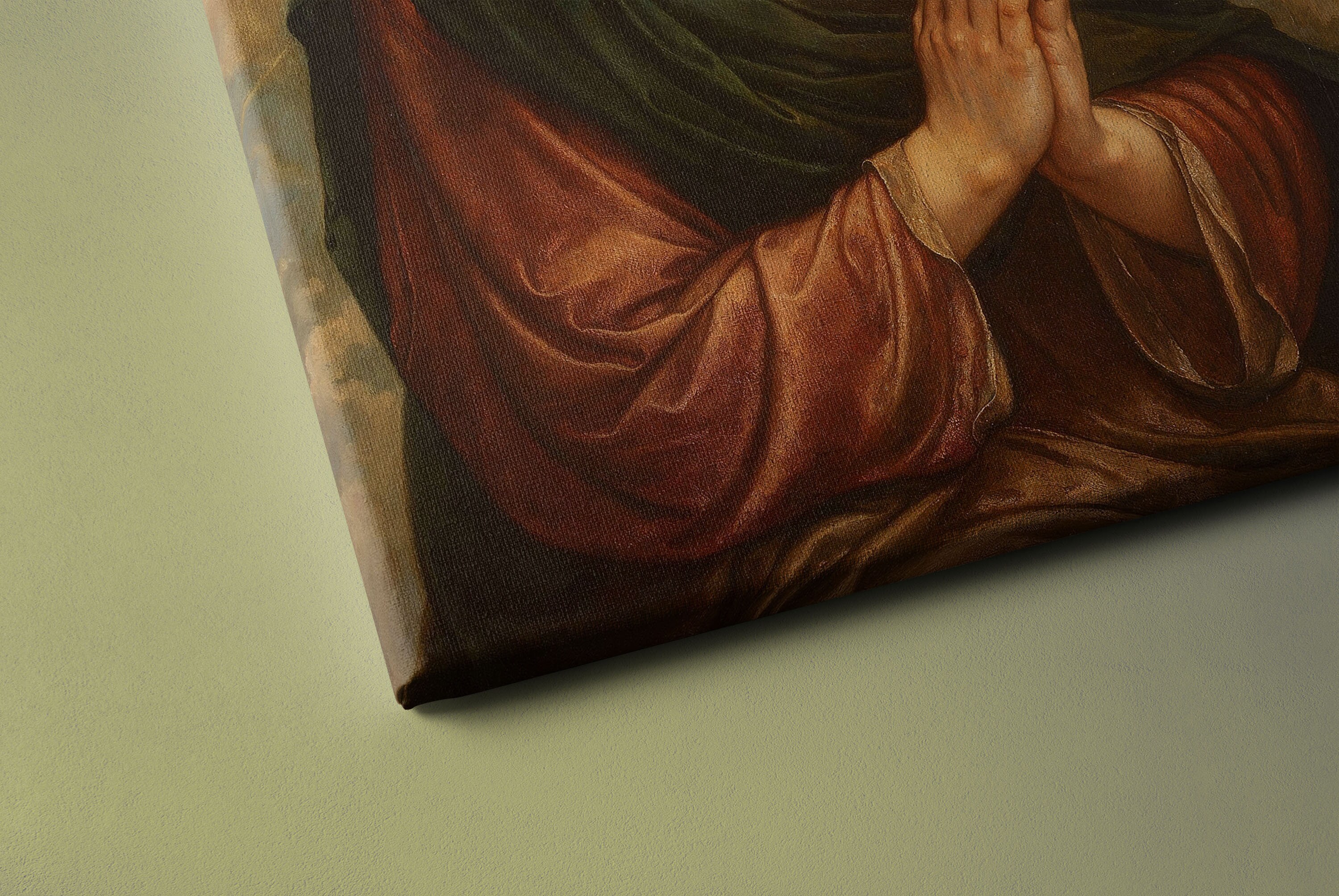 Pre-raphaelite Virgin Mary Painting Canvas Art, Classic Religious ...