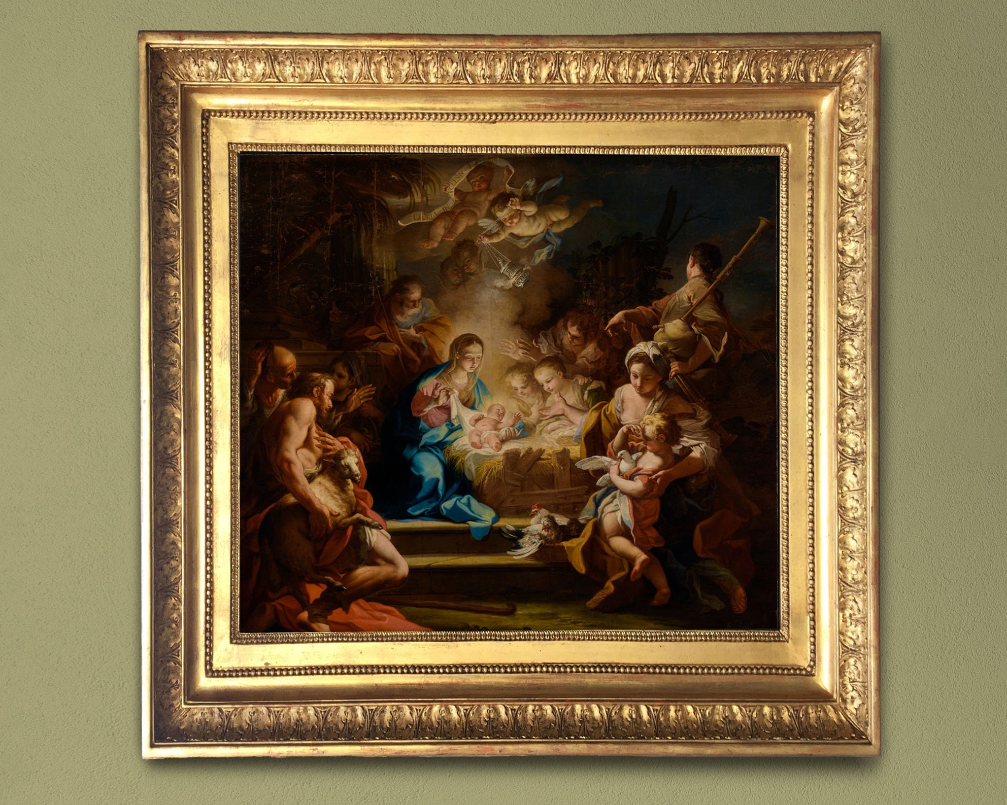 Nativity Scene Baroque Art Poster 18th Century Famous Painting ...
