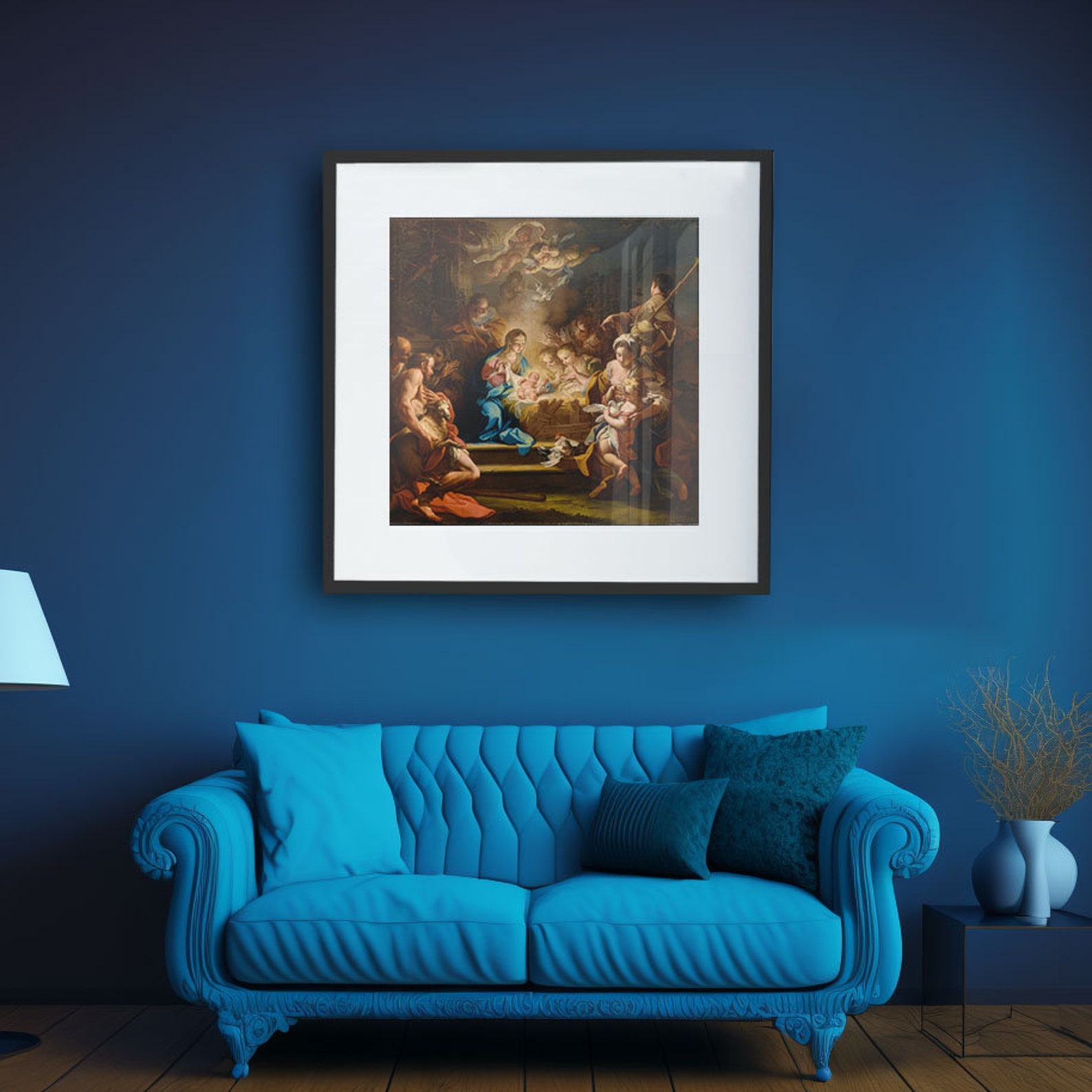 Nativity Scene Baroque Art Poster 18th Century Famous Painting ...