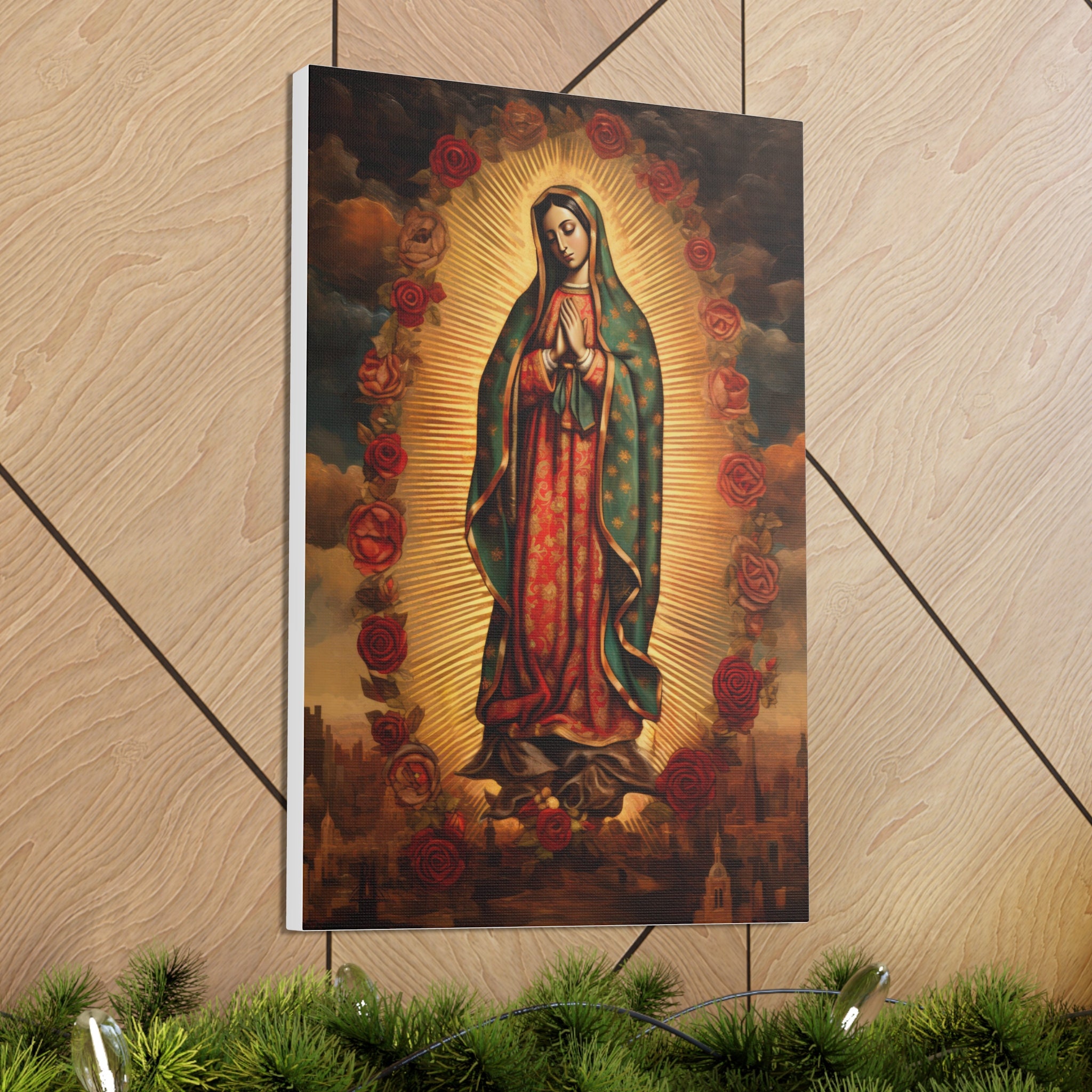 Virgen De Guadalupe Canvas - Lady of Guadalupe - Virgin Mary Apparition ...