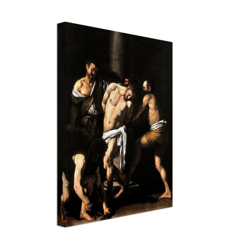 The Flagellation of Christ by Caravaggio Canvas Print Fine Art ...
