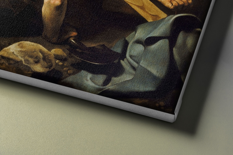 The Crucifixion of Saint Peter by Caravaggio Print on Canvas ...