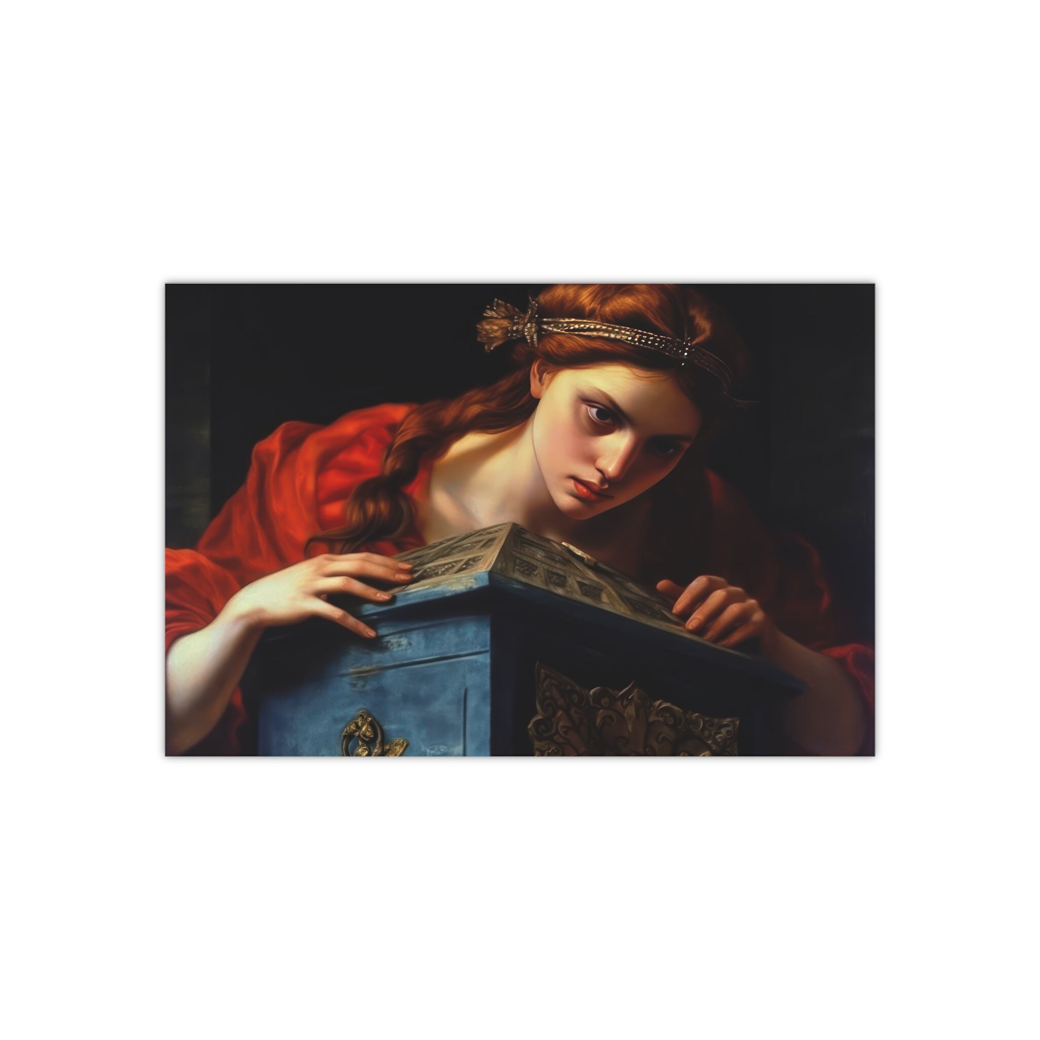 Greek Mythology Poster Pandora's Box Myth Pandora Wall Decor Pandora ...