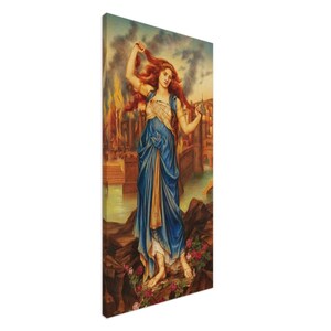 Cassandra by Evelyn De Morgan Canvas Print | Greek Mythology Art ...