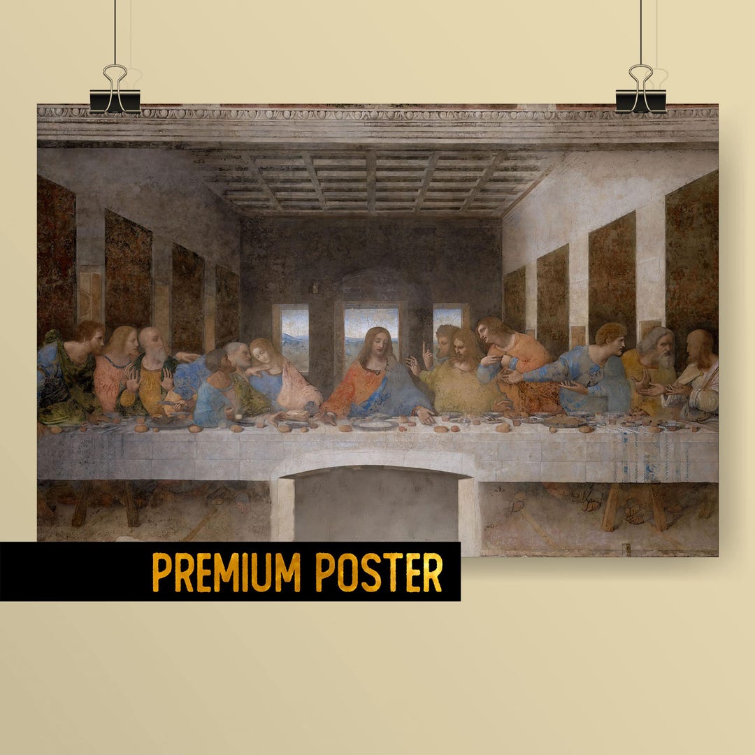 The Last Supper Restored Art Print - Leonardo Da Vinci’s Biblical ...