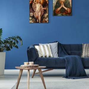 Pre-raphaelite Virgin Mary Painting Poster - Exquisite Christian Wall ...