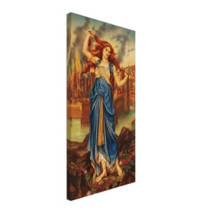 Cassandra by Evelyn De Morgan Canvas Print | Greek Mythology Art ...