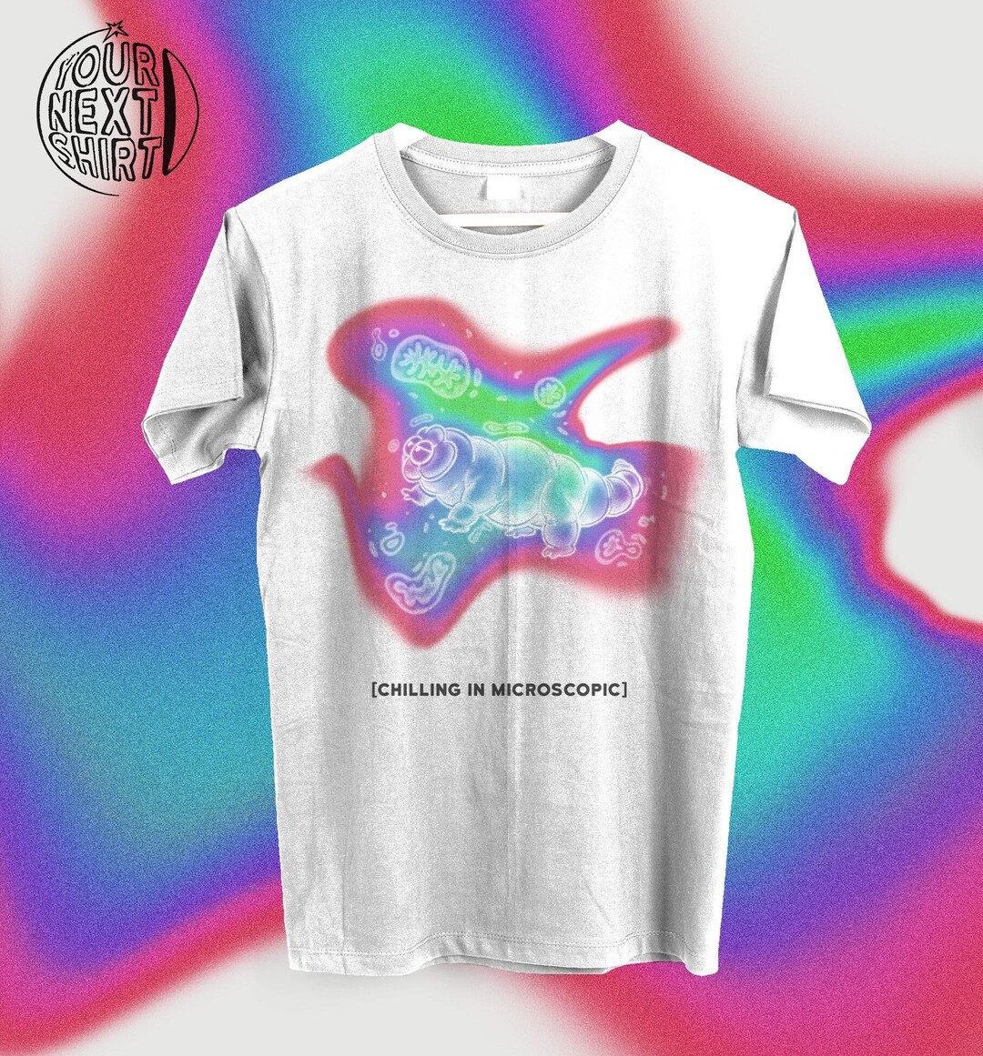 Chilling in Microscopic T-shirt - Etsy
