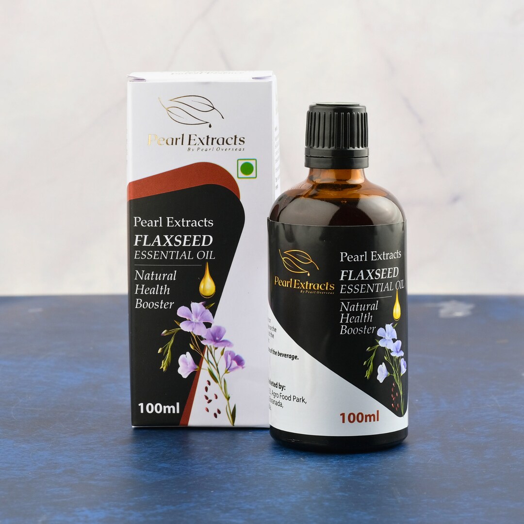Organic Flaxseed Essential Oil, 100% Pure Linum Usitatissimum, All ...