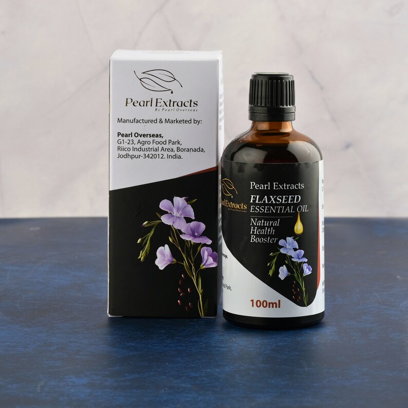 Organic Flaxseed Essential Oil, 100% Pure Linum Usitatissimum, All ...