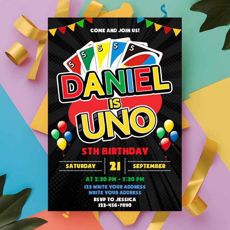 Uno Birthday - Etsy