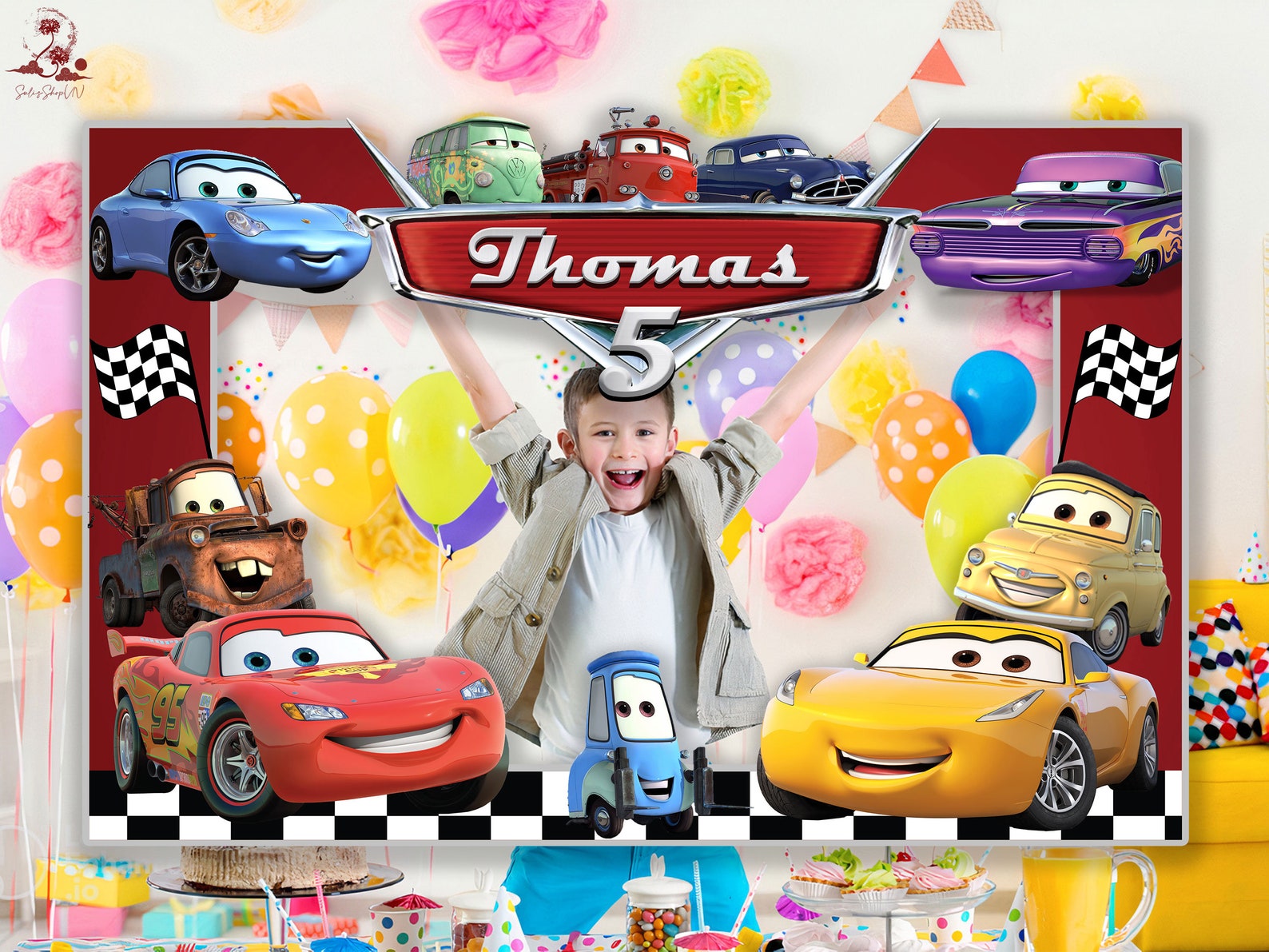 Cars Photo Booth Frame, Cars Frame, Cars Party Decor, Cars Party ...