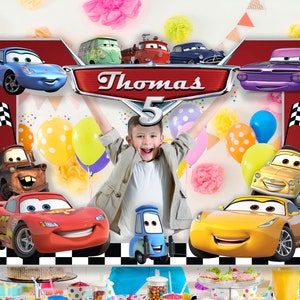 Cars Photo Booth Frame, Cars Frame, Cars Party Decor, Cars Party ...