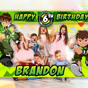 Ben 10 Photo Booth Frame, Ben 10 Frame, Ben 10 Party Decor, Ben 10 ...