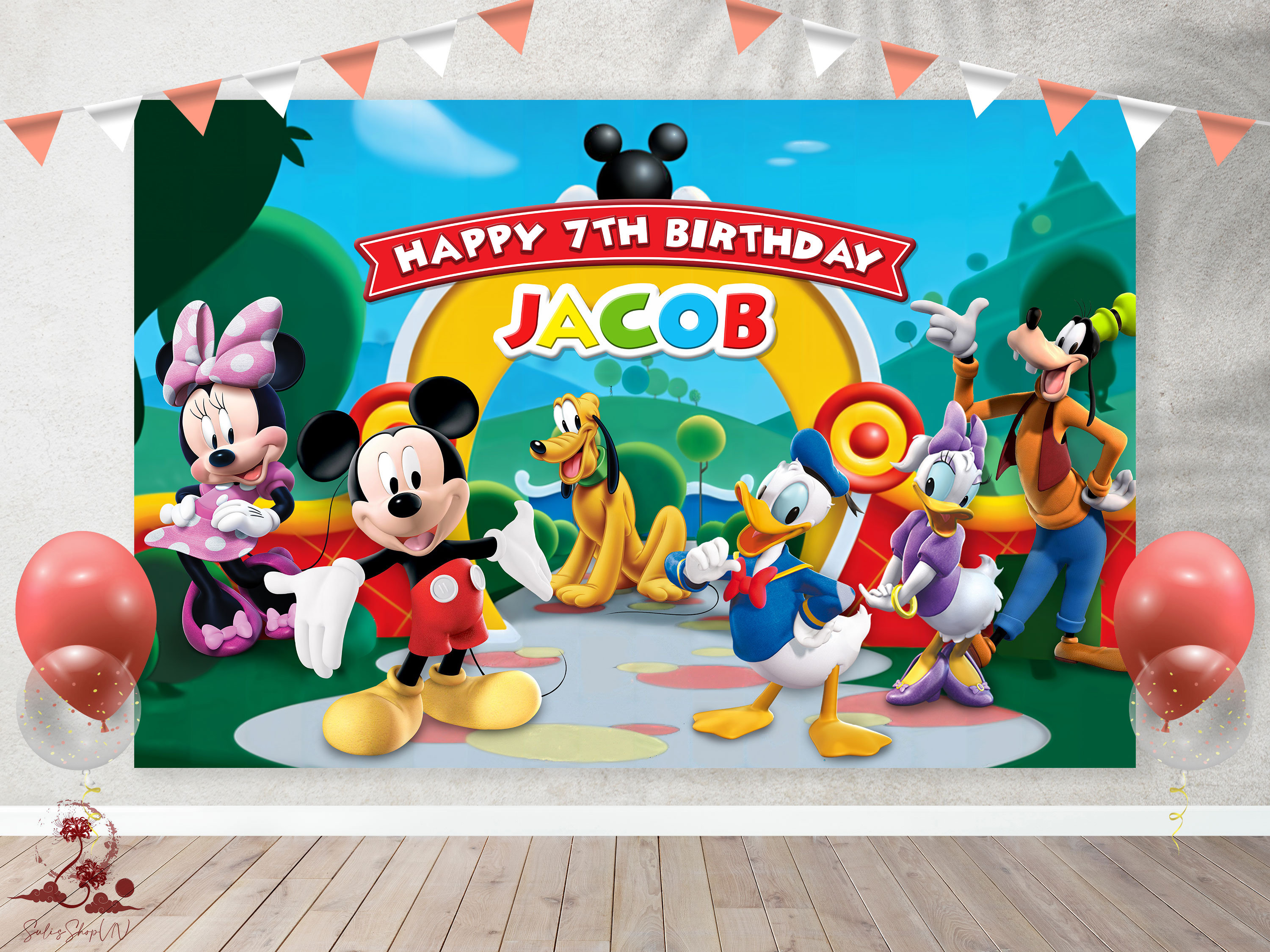 Mickey Mouse Clubhouse Verjaardagsposter Mickey Mouse Clubhouse