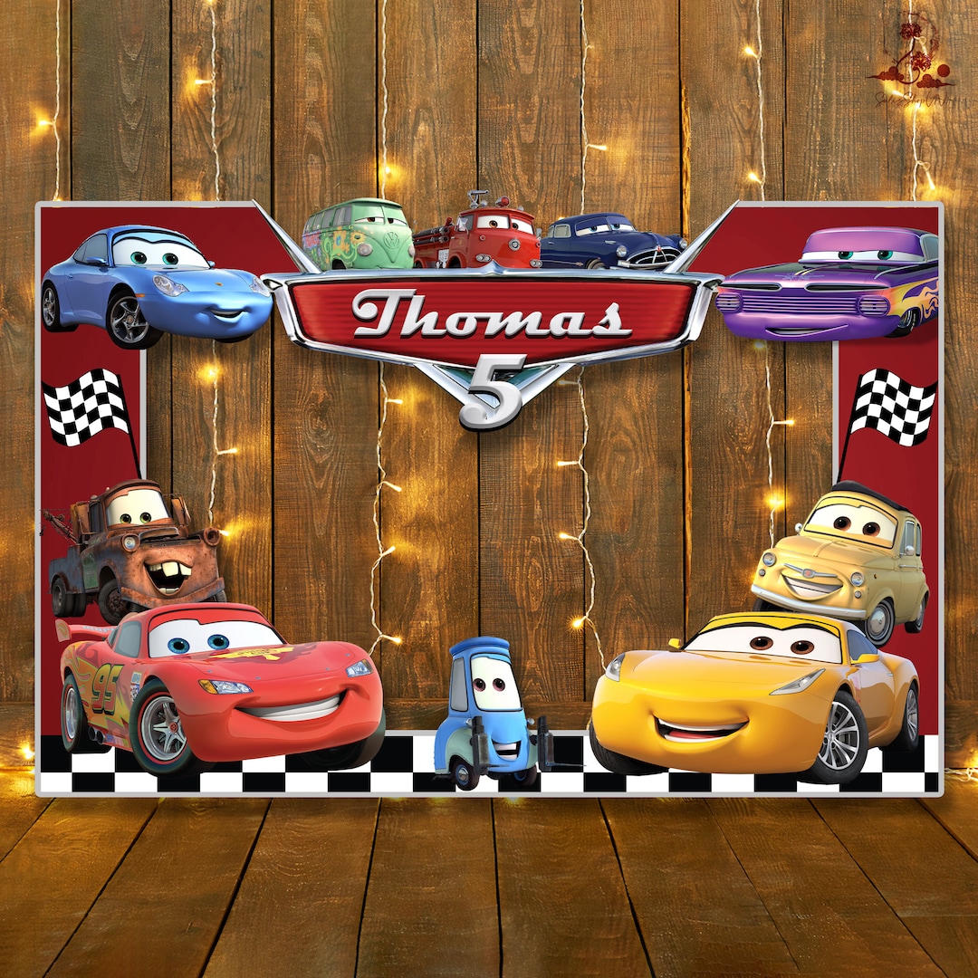 Cars Photo Booth Frame, Cars Frame, Cars Party Decor, Cars Party ...