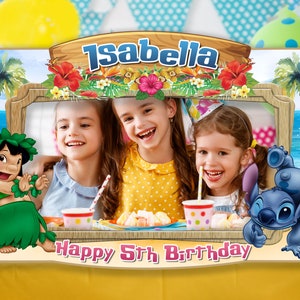 Lilo Stitch Photo Booth Frame, Lilo Stitch Frame, Lilo Stitch Party ...