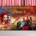 Printable Descendants the Rise of Red Birthday Backdrop, Descendants ...