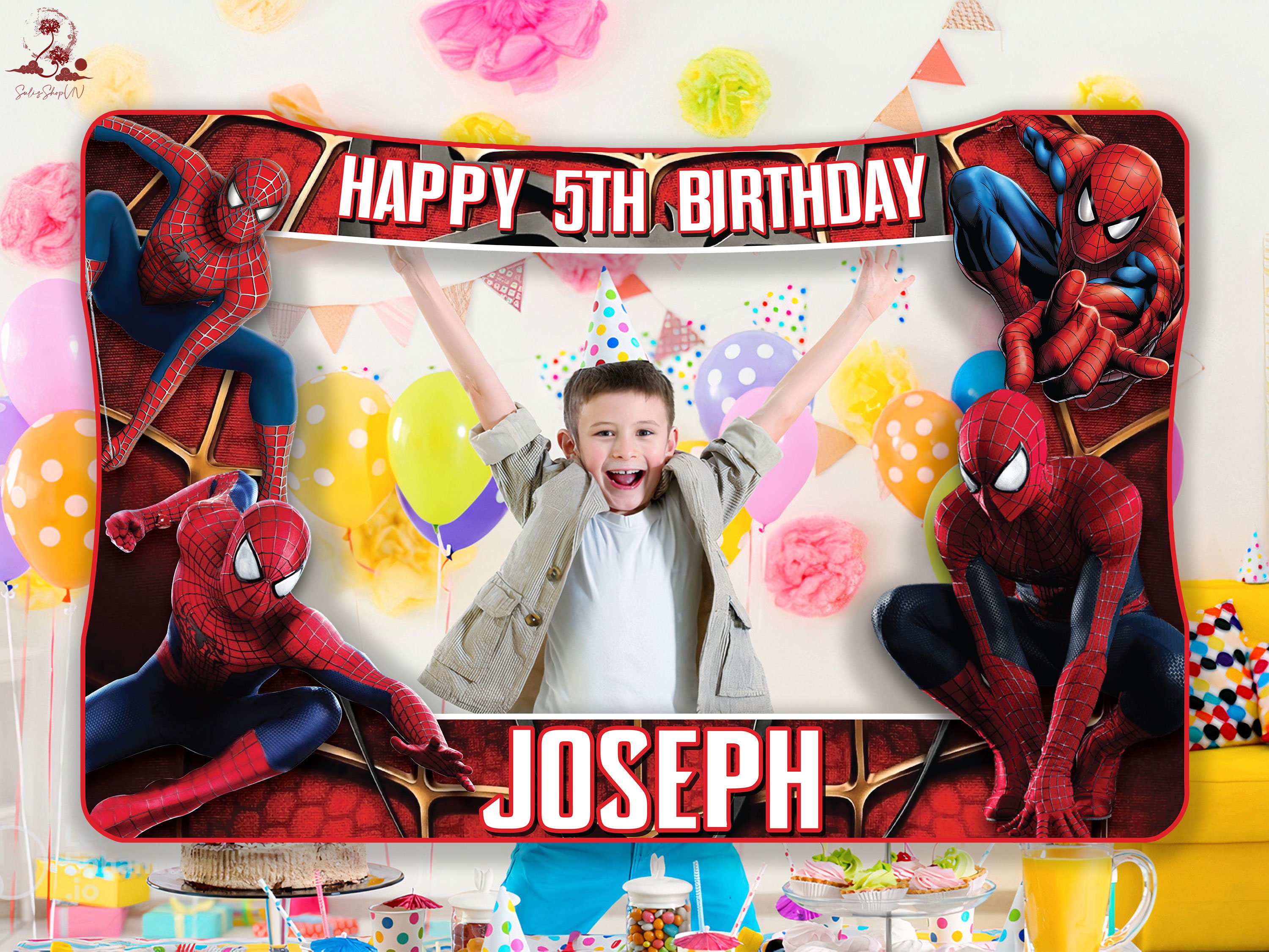 Spiderman Photo Booth Frame, Spiderman Photo Booth, Spiderman Party ...