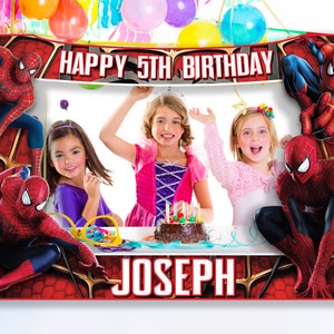 Spiderman Photo Booth Frame, Spiderman Photo Booth, Spiderman Party ...