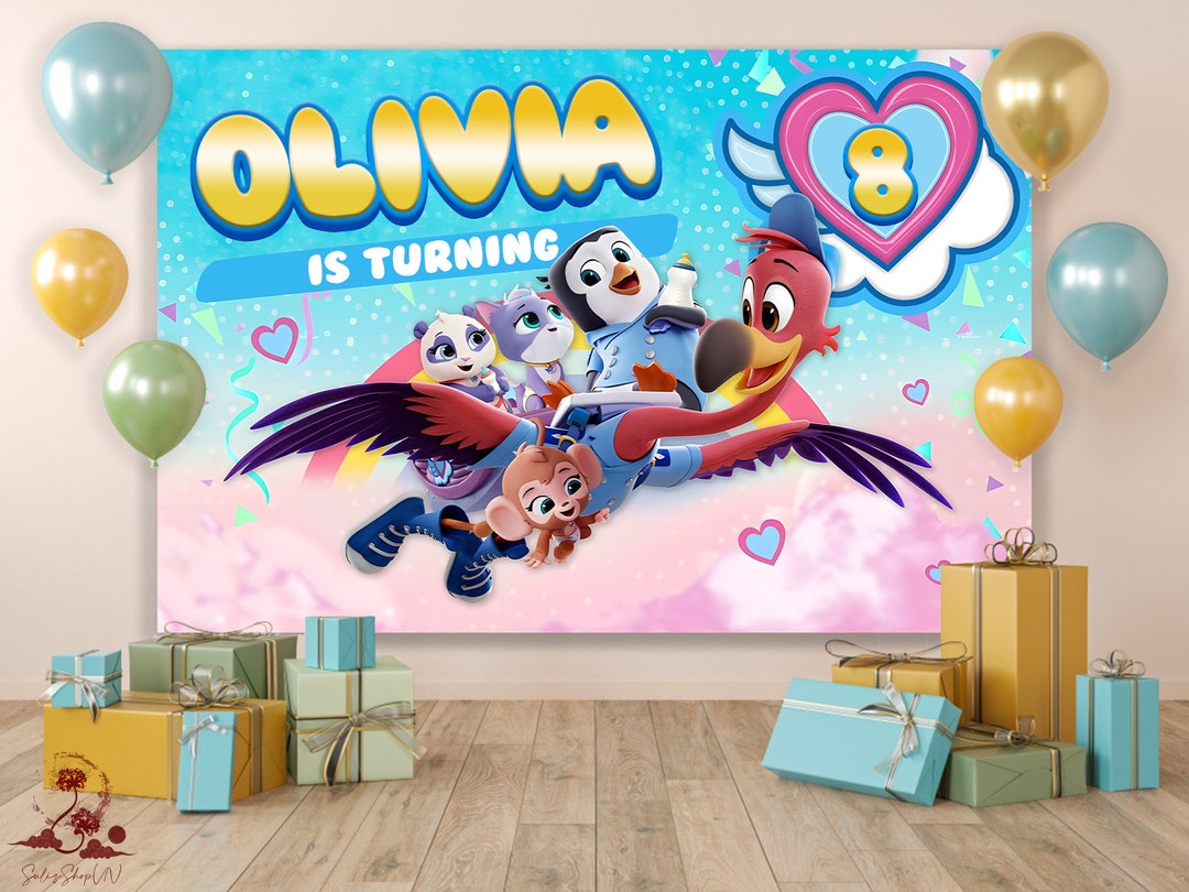 TOTS Birthday Backdrop, Tots Birthday Banner, Tots Party Decorations ...
