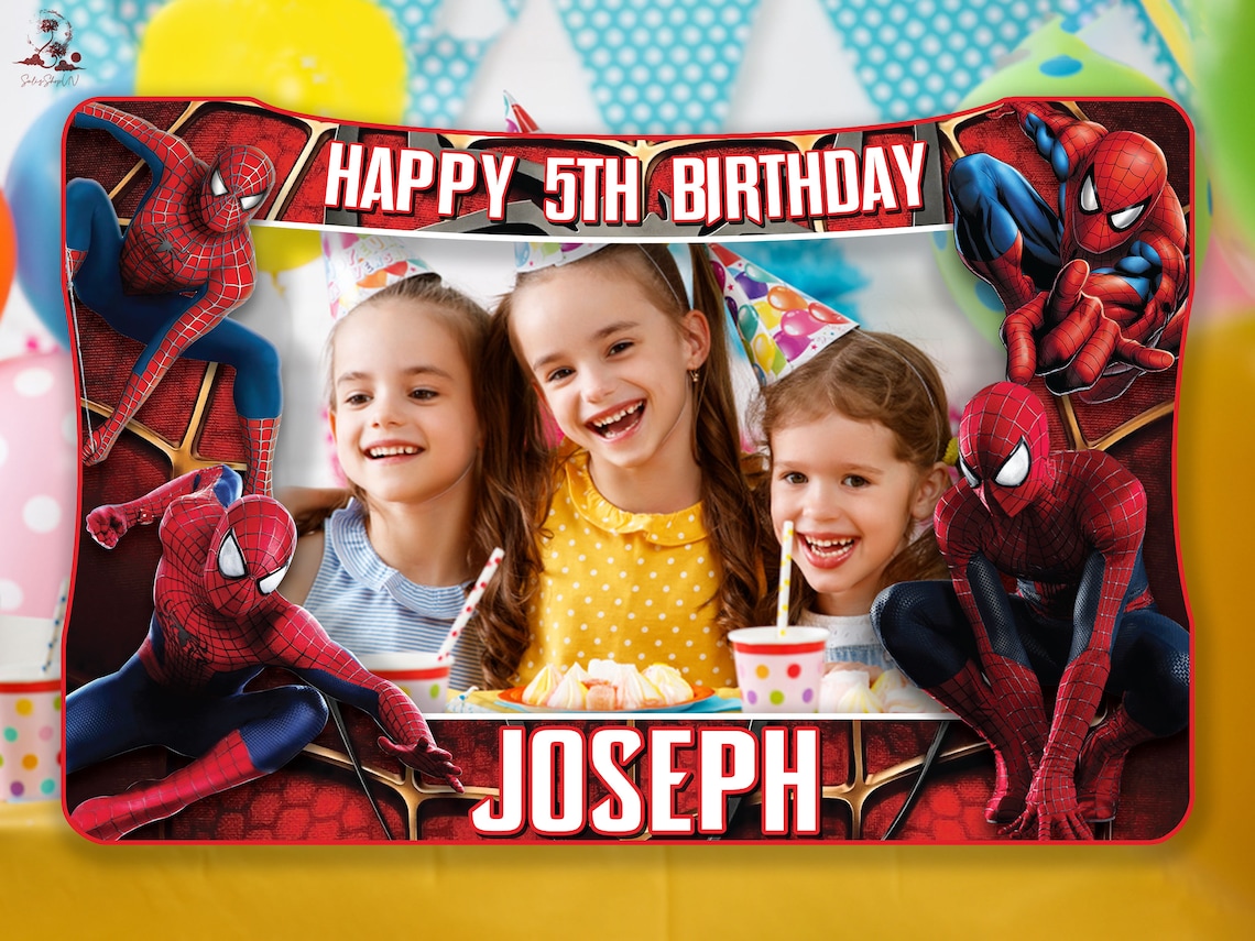 Spiderman Photo Booth Frame, Spiderman Photo Booth, Spiderman Party ...