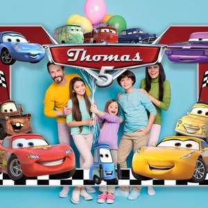 Cars Photo Booth Frame, Cars Frame, Cars Party Decor, Cars Party ...