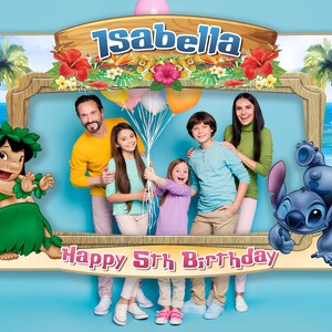 Lilo Stitch Photo Booth Frame, Lilo Stitch Frame, Lilo Stitch Party ...