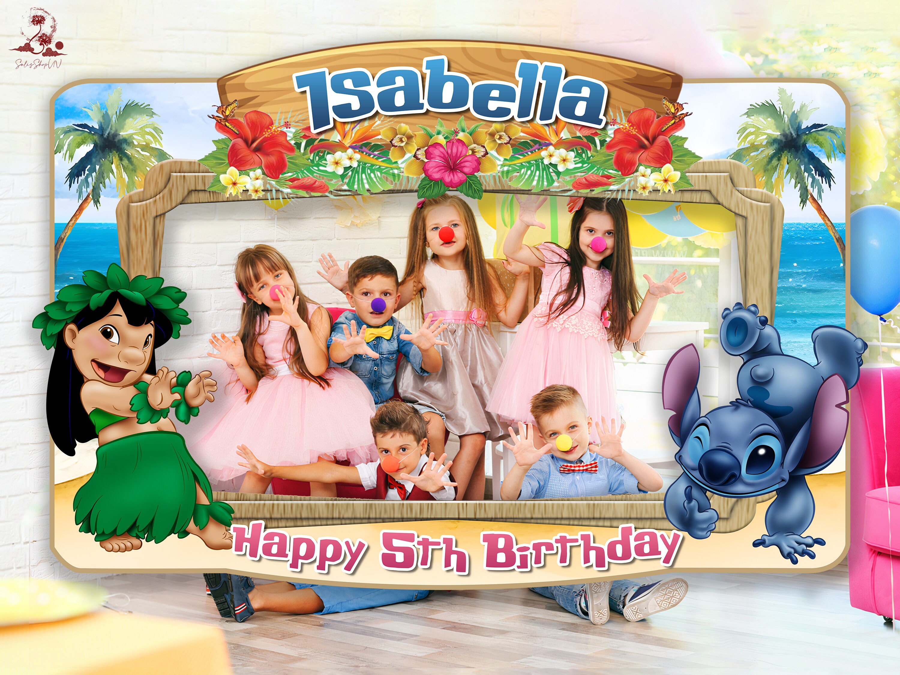 Lilo Stitch Photo Booth Frame, Lilo Stitch Frame, Lilo Stitch Party ...