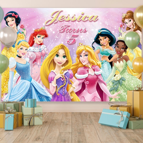 Princess Backdrop - Etsy