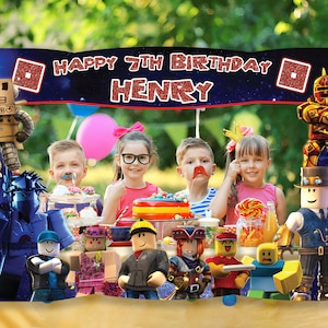 Personalized Roblox Photo Booth Frame, Gamer Photo Booth Frame, Roblox ...