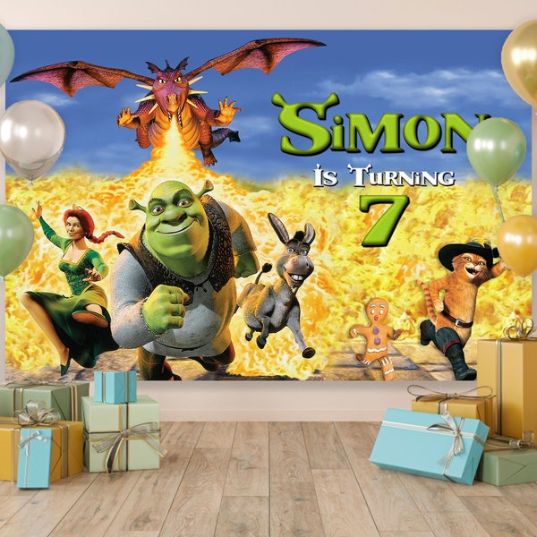 Shrek Party Supplies - Etsy