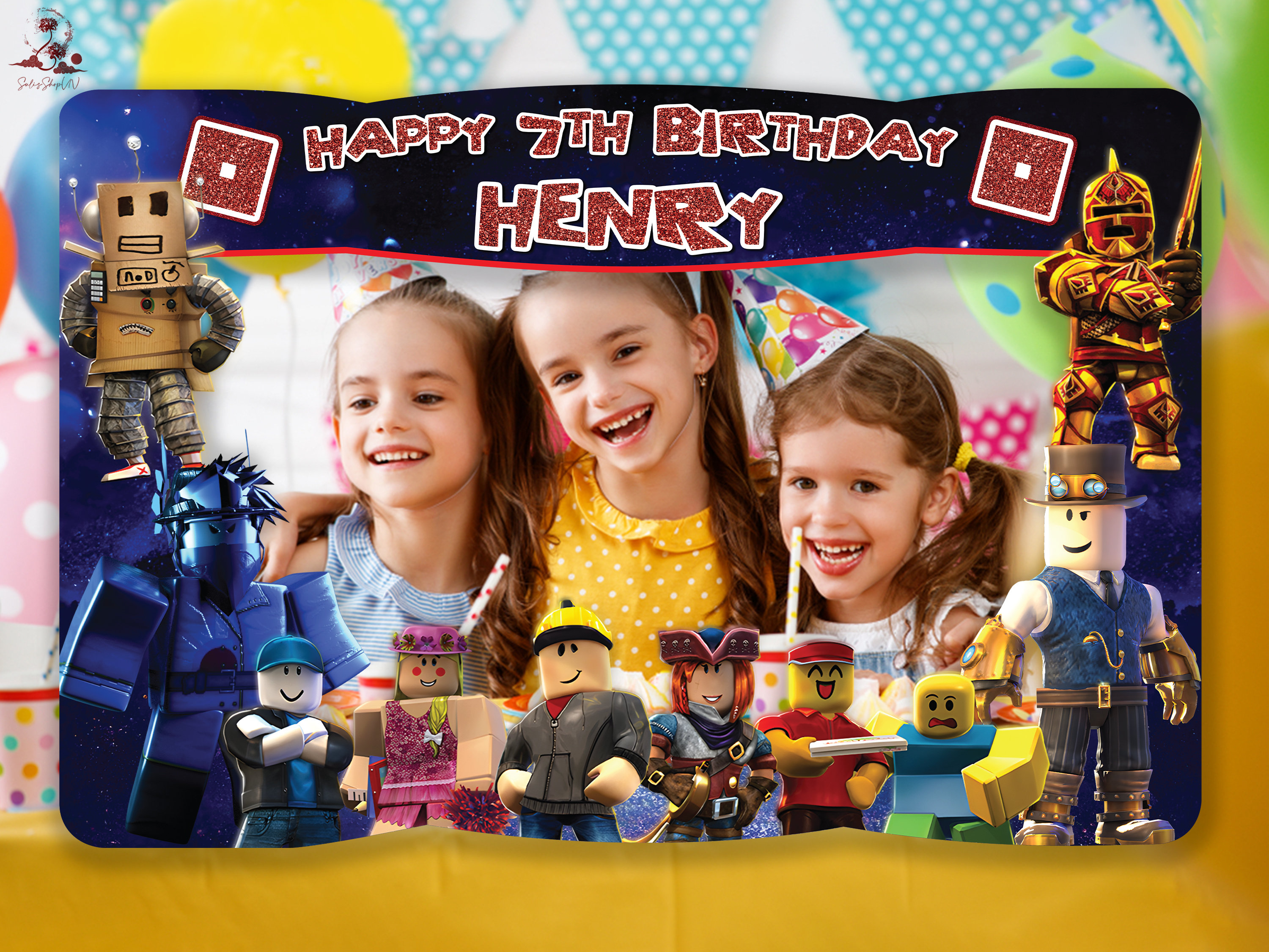 Personalized Roblox Photo Booth Frame, Gamer Photo Booth Frame, Roblox ...