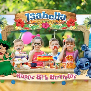 Lilo Stitch Photo Booth Frame, Lilo Stitch Frame, Lilo Stitch Party ...