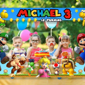 Super Mario Bros Photo Booth Frame, Super Mario Photo Booth Frame ...