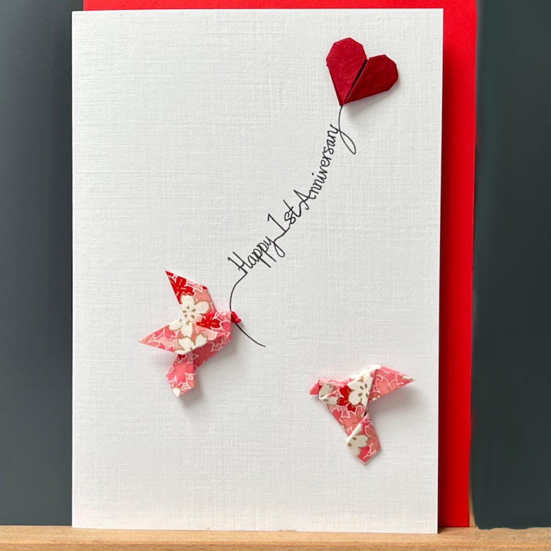 Origami Greetings Card - Etsy UK